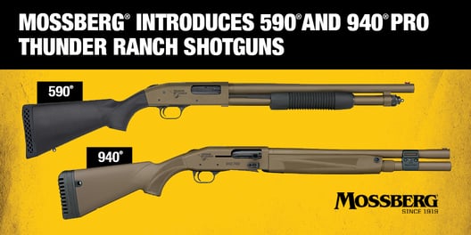 Mossberg Introduces 590R and 590RM Shotguns w/Rotary Safety Selector